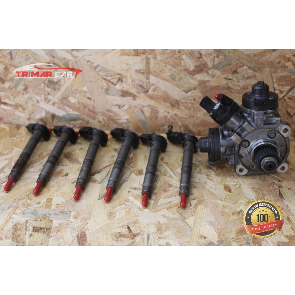 58073 - 0445117069 0445010691 KIT 6 INIETTORI + POMPA GASOLIO AUDI Q5 S-LINE (8RB)(2012-2016) 3 ...