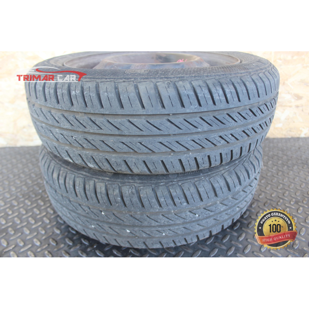 58159 - 165/60 R14 COPPIA GOMME PNEUMATICI COMPLETE DI CERCHIO HYUNDAI i10 (PA)(2007-2013) 1.1 ...