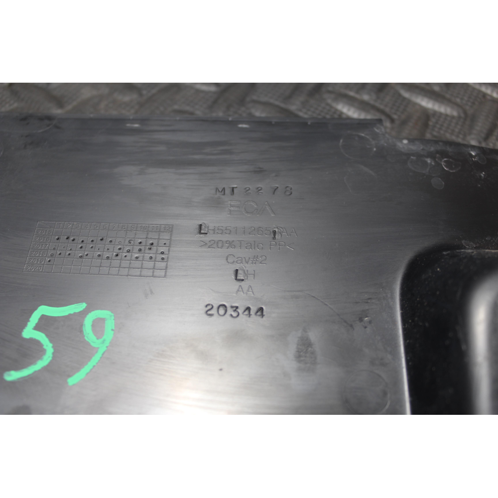 63562 - 55112651AA RIPARO RADIATORE SINISTRO JEEP COMPASS (MP,M6)(2016 ...