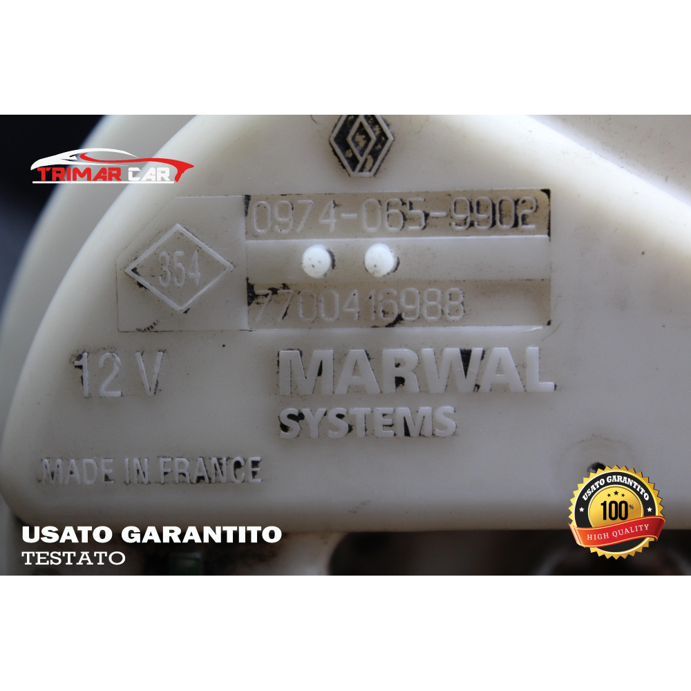 40762 - 7700416988 GRUPPO POMPA GALLEGGIANTE RENAULT CLIO 2 II (BB0/1/2 ...