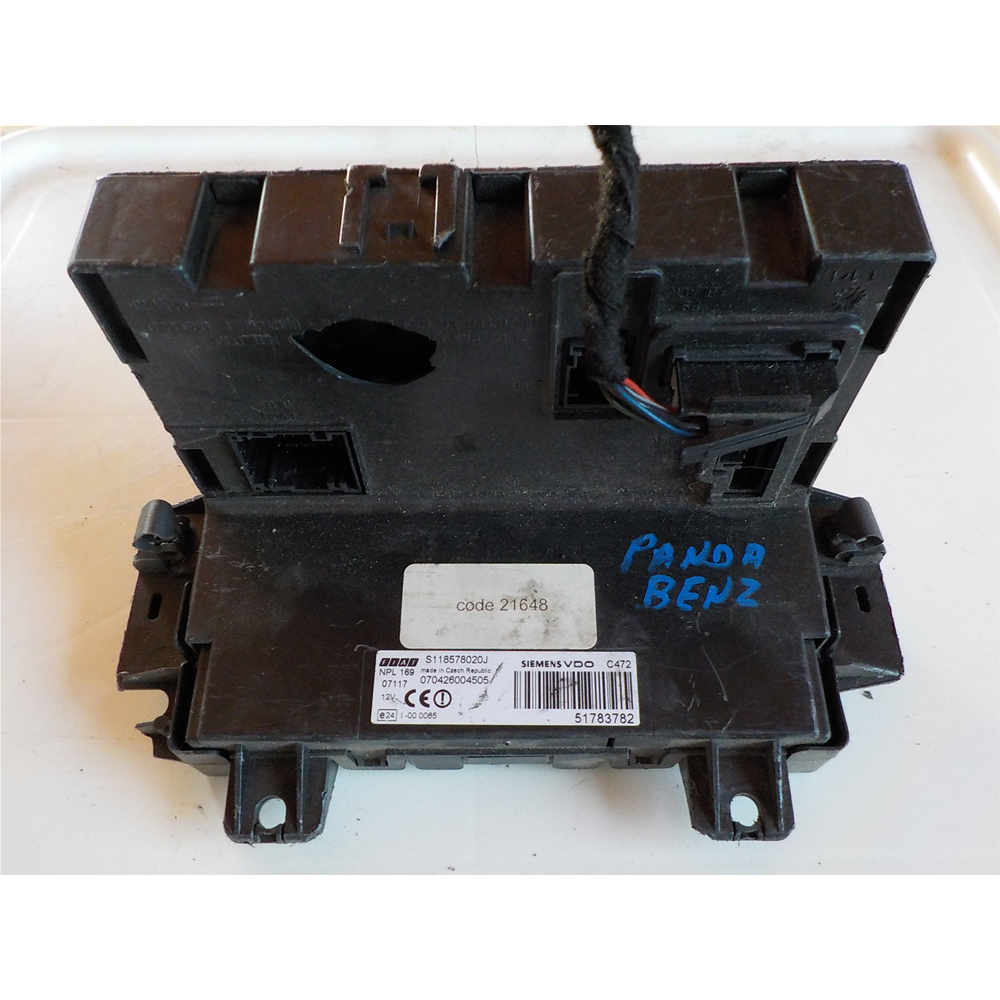 51783782 - CENTRALINA BODY COMPUTER FIAT PANDA 2 (169)(2003-2012) COD ...
