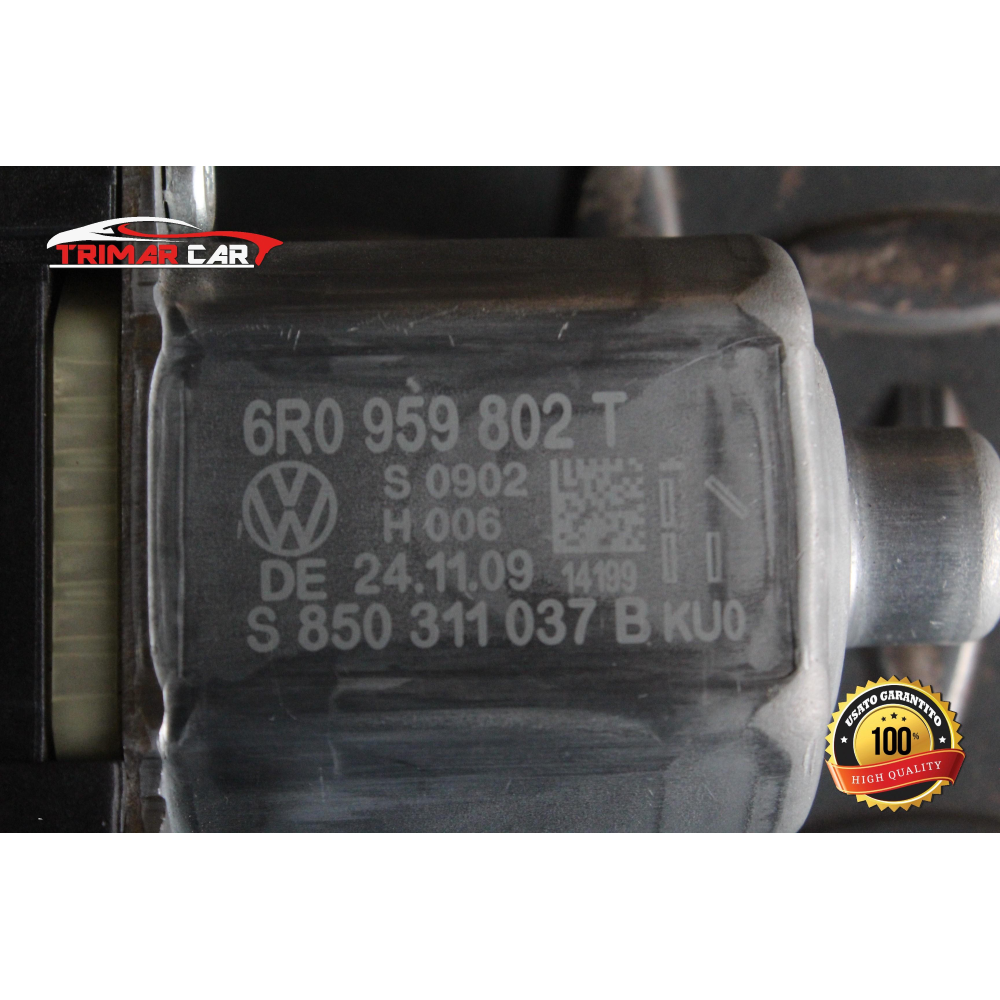 52360 - 6R0959802T MOTORINO ALZACRISTALLI ANTERIORE DESTRO VW POLO (6R ...